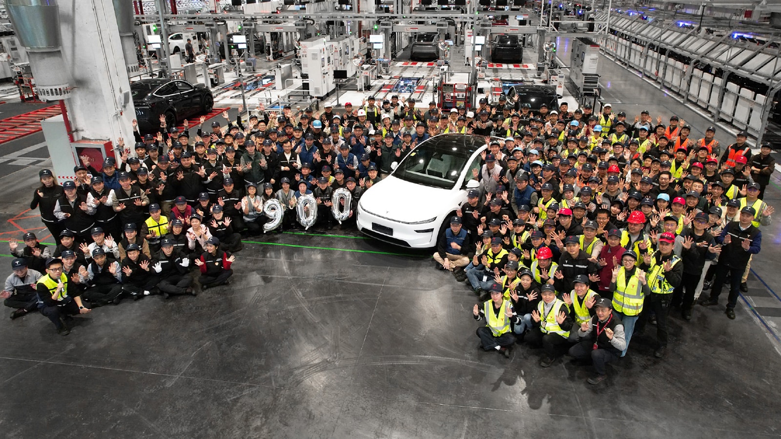 Tesla rolls out its 9 millionth EV globally at Shanghai plant - CnEVPost